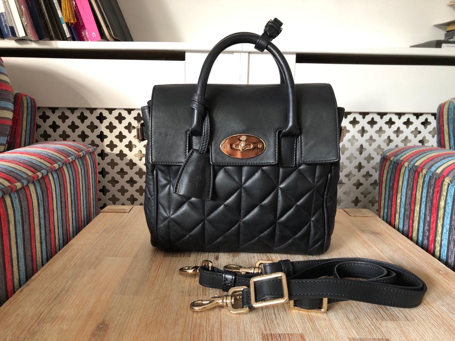 Mulberry mini Cara quilted leather in Black in TW10 Thames für £ 450,00 ...