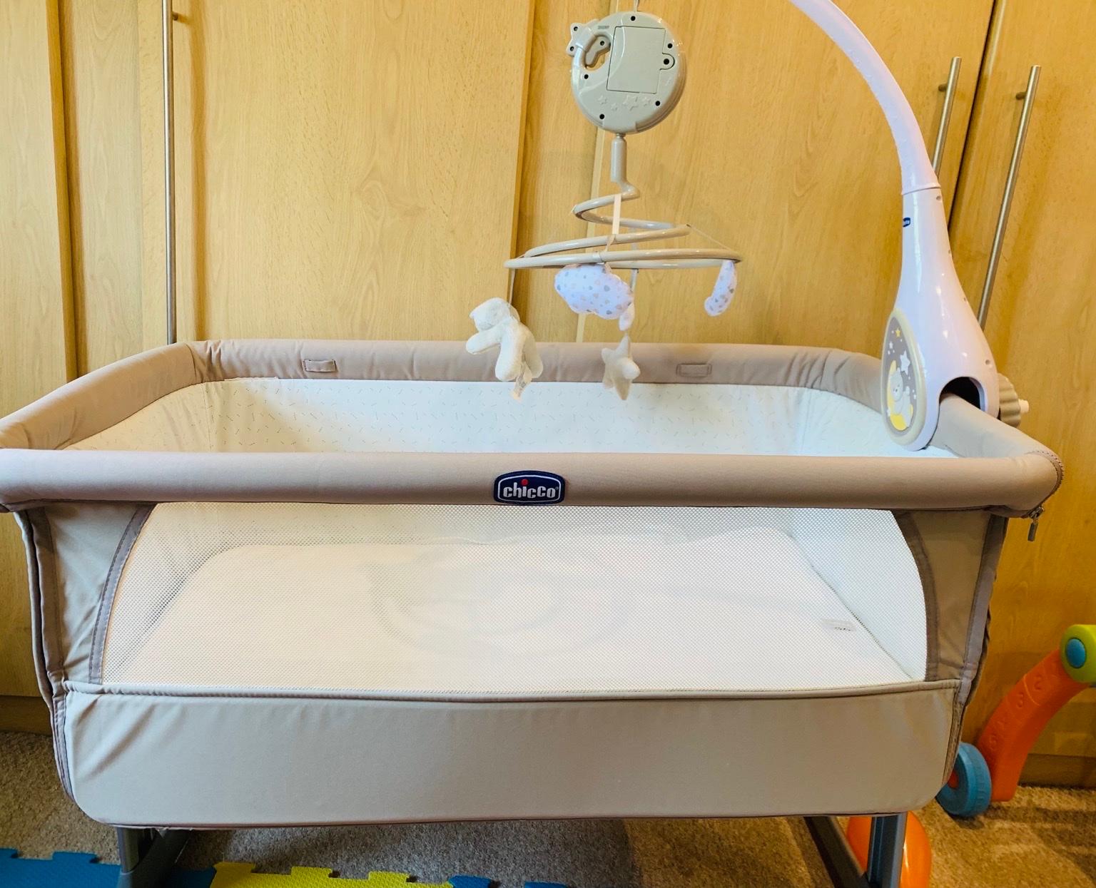 Chicco Next to me Crib and Chicco Cot Mobile in SE25 London Borough of ...