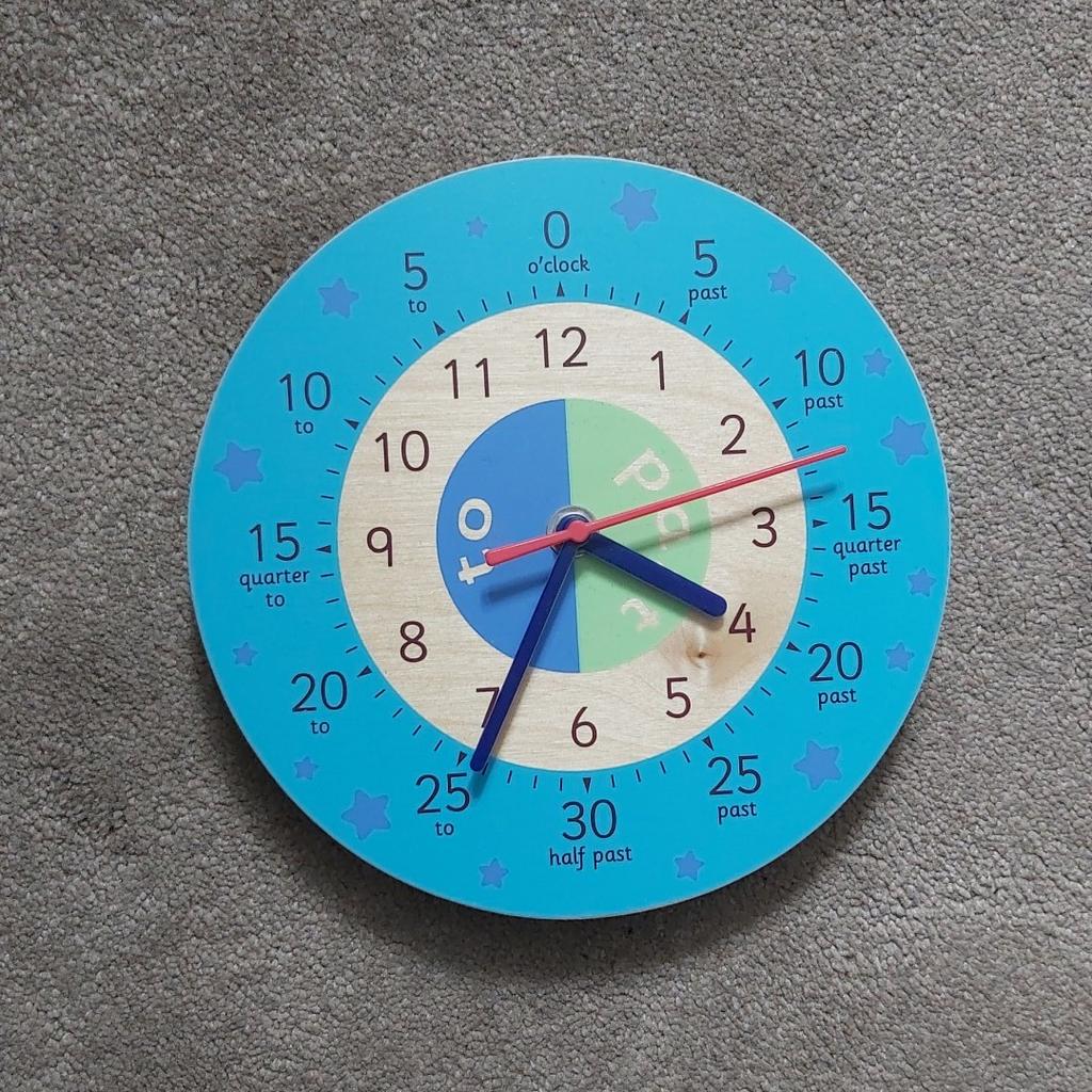 ELC Wooden telling the time Clock in B65 Sandwell for £3.00 for sale ...