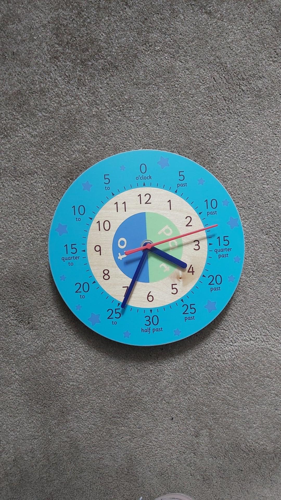 ELC Wooden Telling The Time Clock In B65 Sandwell For 3 00 For Sale