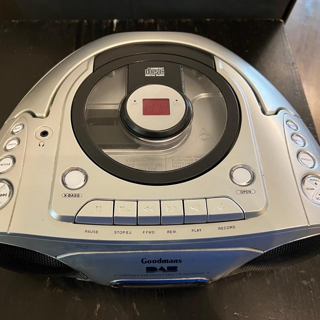 Goodmans Portable CD Player with DAB/FM Tuner in WS2 Walsall for £20.00 ...