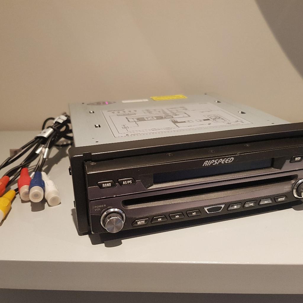 Ripspeed DV720 car stereo flip out DVD player in S41 Chesterfield for £ ...