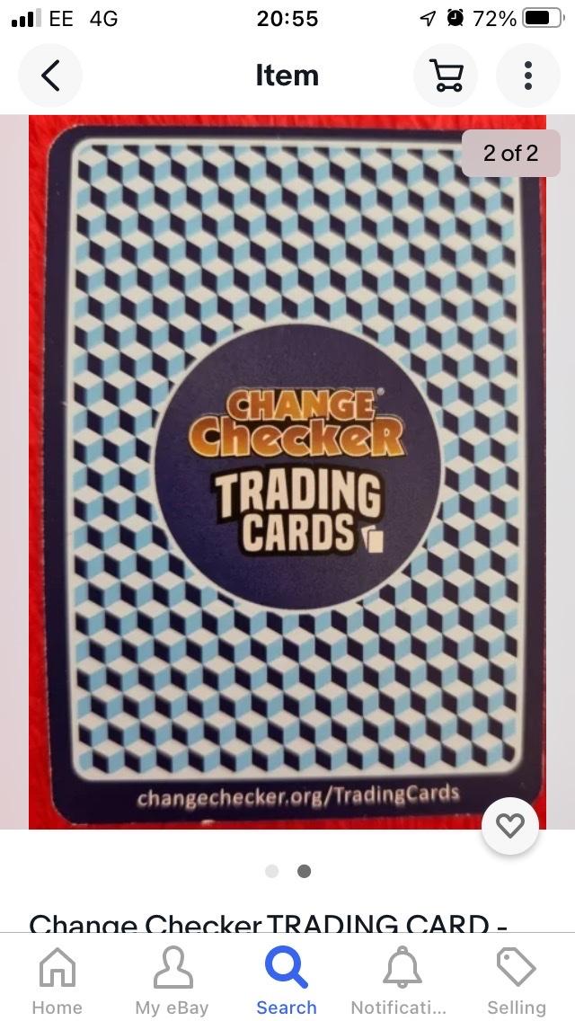 change checker trading cards in CT11 Thanet District für 1,50 £ zum ...