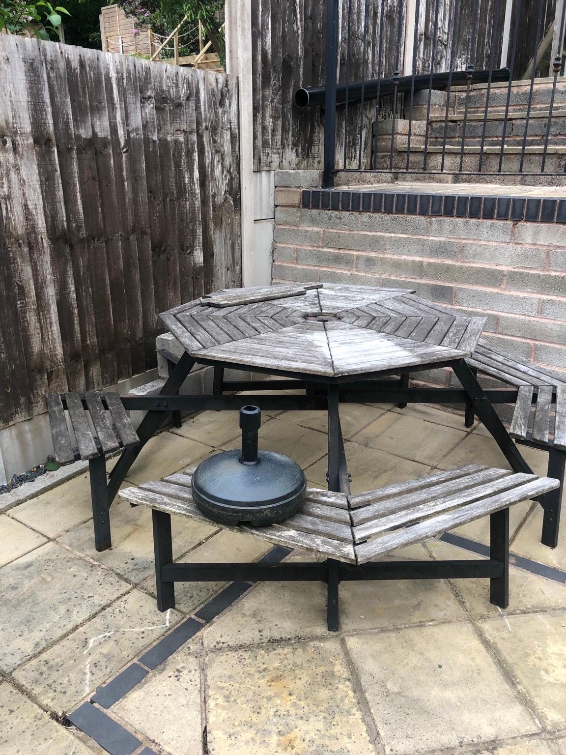 8 seater octagonal garden bench in DY2 Metropolitan Borough of Dudley ...