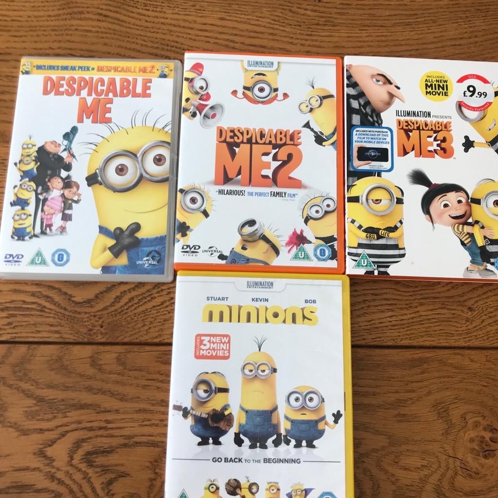 Despicable Me / minions DVD Collection in BB3 Darwen für 8,00 £ zum ...