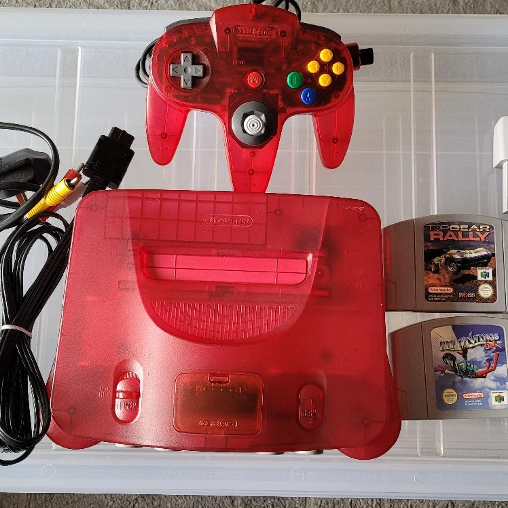 N64 Limited Edition Watermelon Console Bundle In Gu46 Sandhurst For £