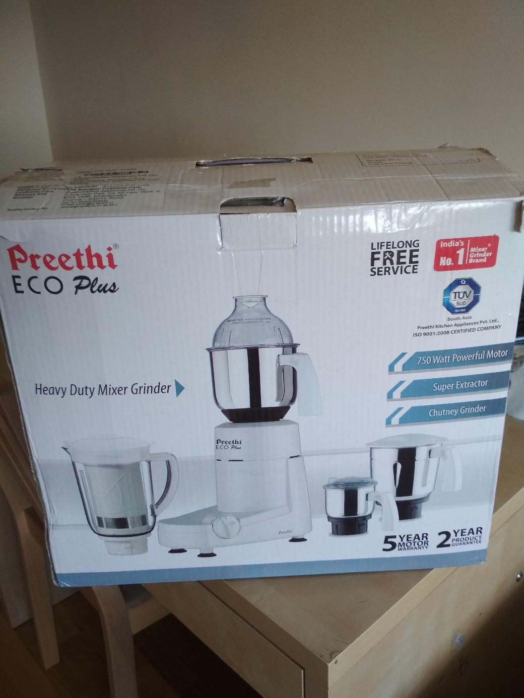 Preethi Eco plus Mixer grinder in IG1 Redbridge for £40.00 for sale ...
