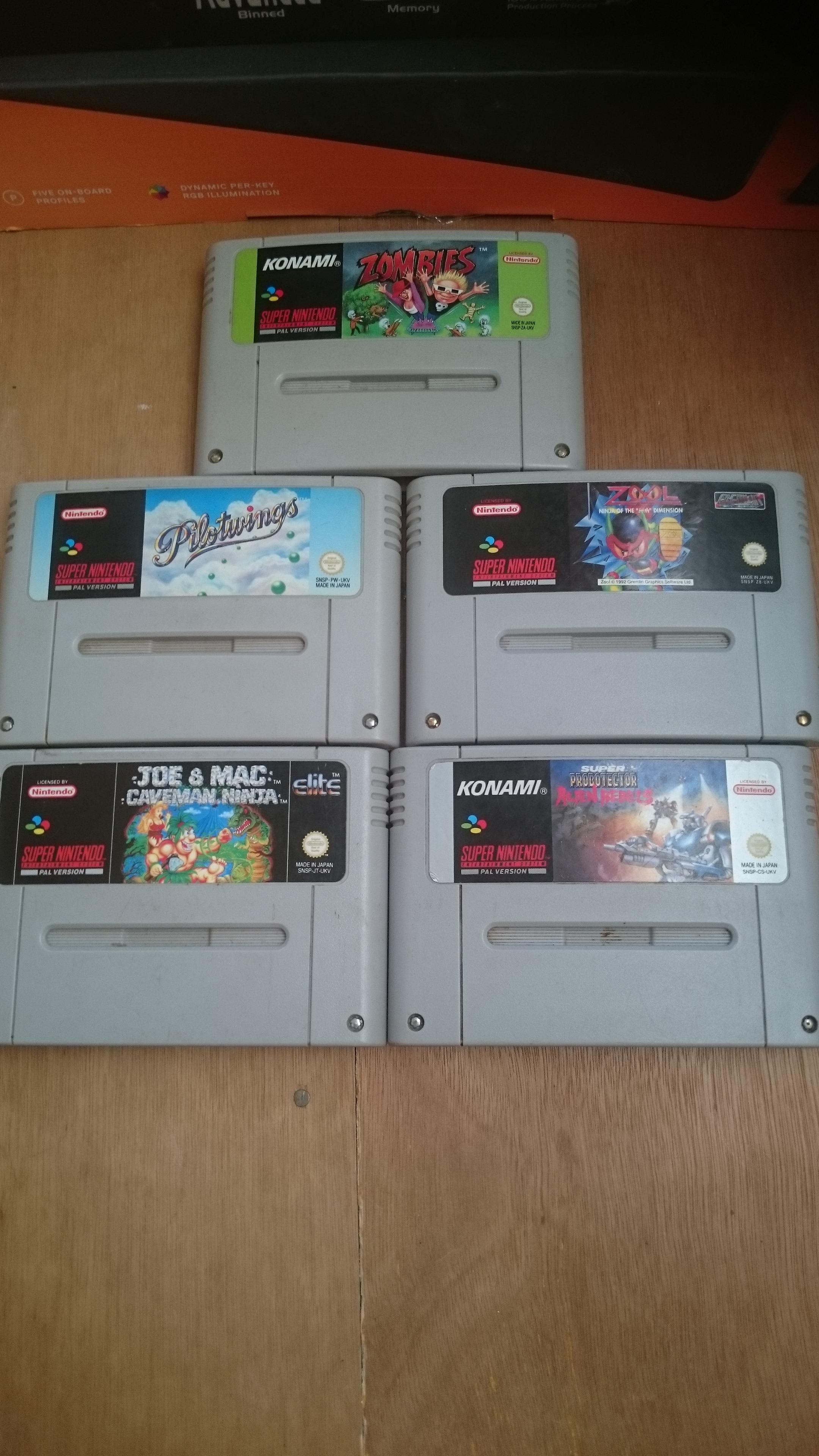 snes super nintendo retro games carts in WF4 Wakefield für 80,00 £ zum ...
