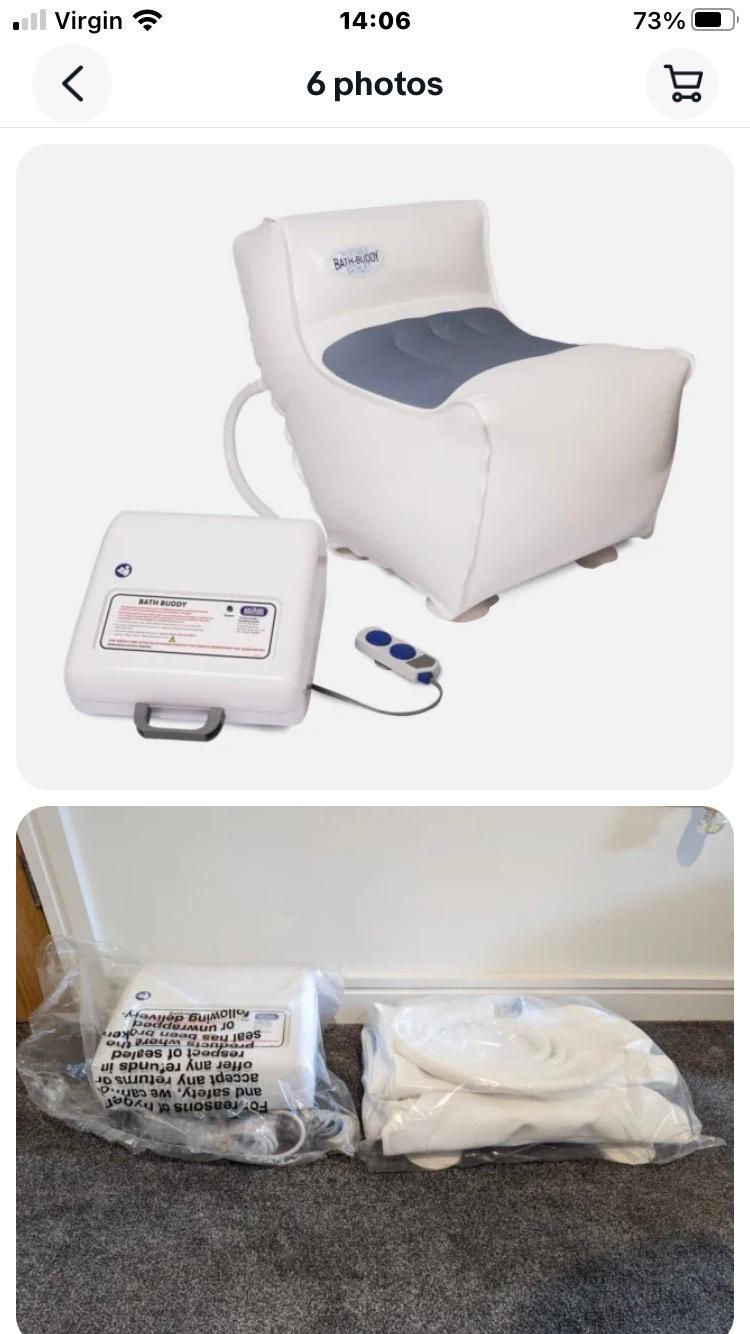 Bath buddy inflatable bath aid in WV9 Wolverhampton for £80.00 for sale ...