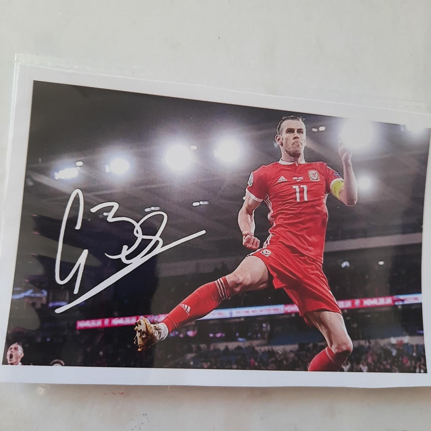 print copy of signed Gareth bale in NP22 Tredegar for £3.00 for sale ...
