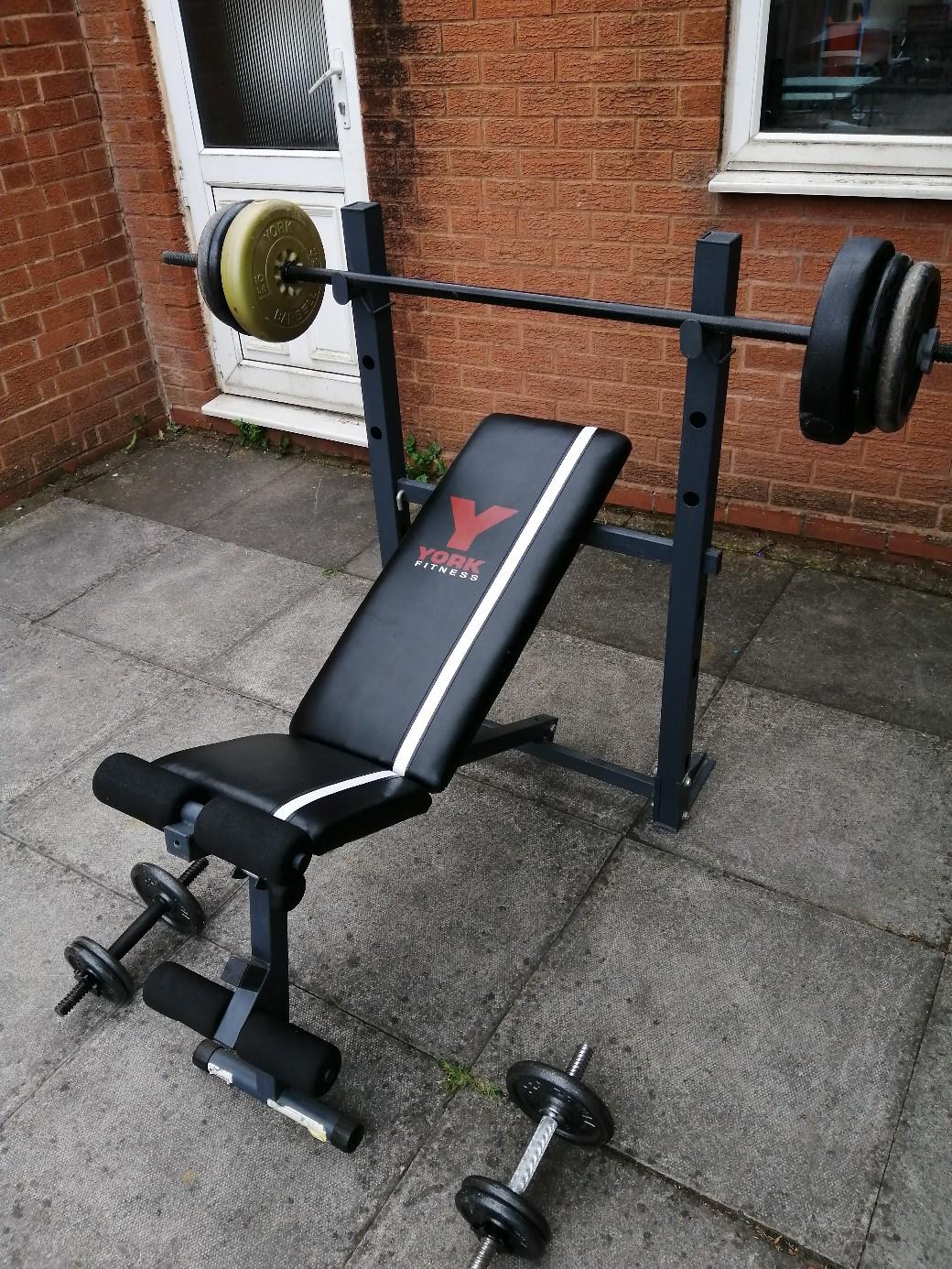 50kg Weights Set & Weight Training Bench in B67 Sandwell for £95.00 for ...
