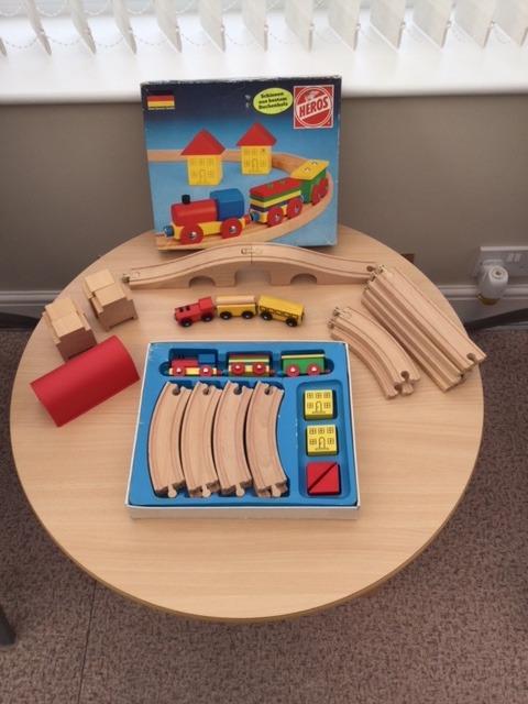 TWO WOODEN TOY TRAIN SETS in WF8 Wakefield für 5,00 £ zum Verkauf ...