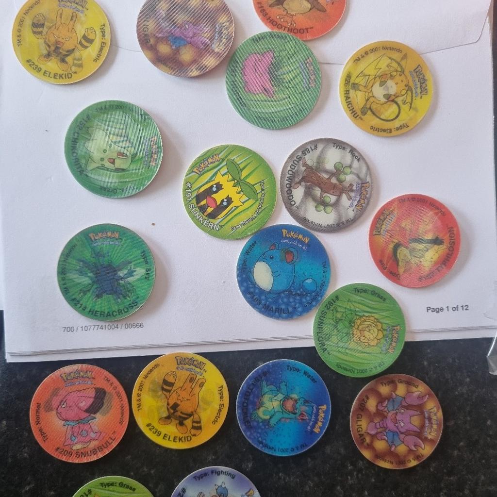 pokemon tazo (pogs) bundle all in photo in CV11 Nuneaton and Bedworth ...