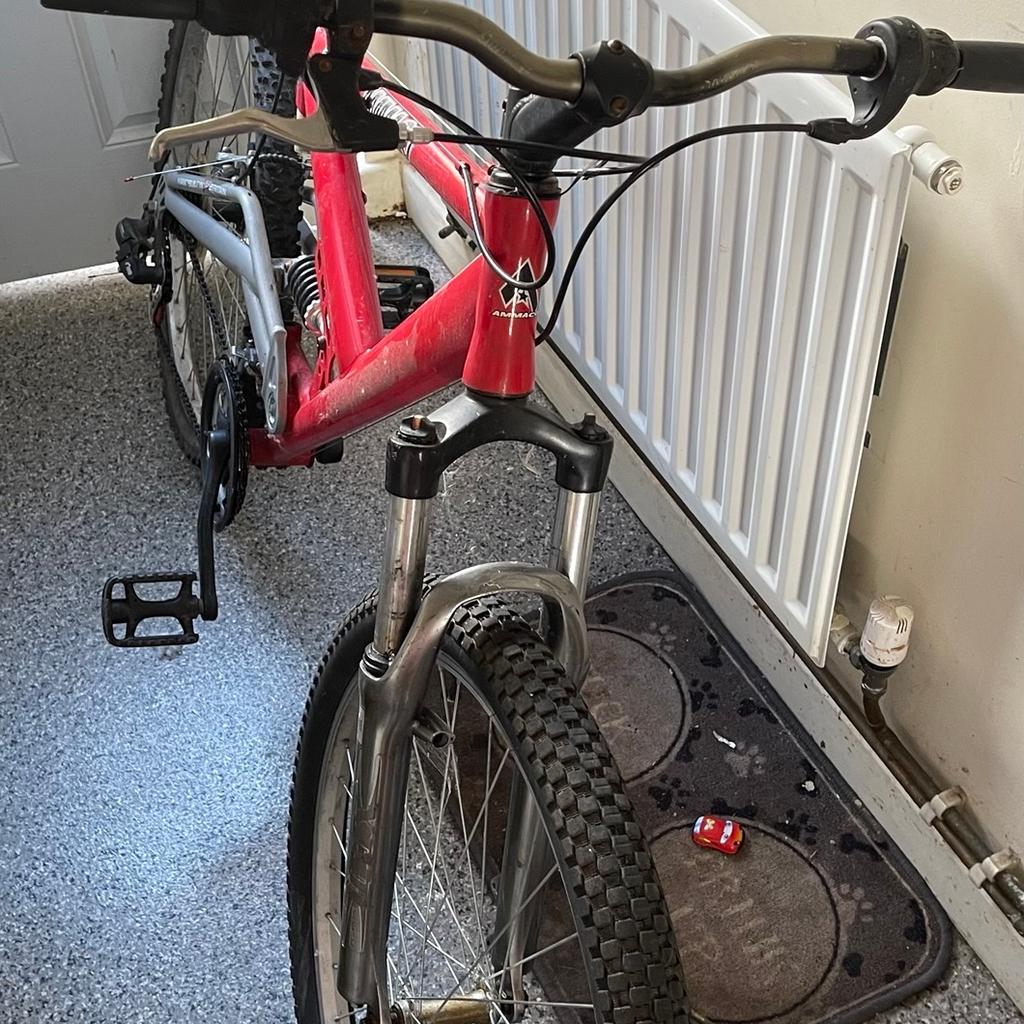Retro full suspension mountain bike push bike in CV9 North Warwickshire ...