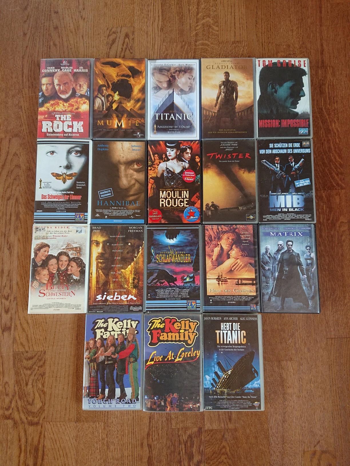 18 VHS Video Filme in 45355 Essen for €20.00 for sale | Shpock