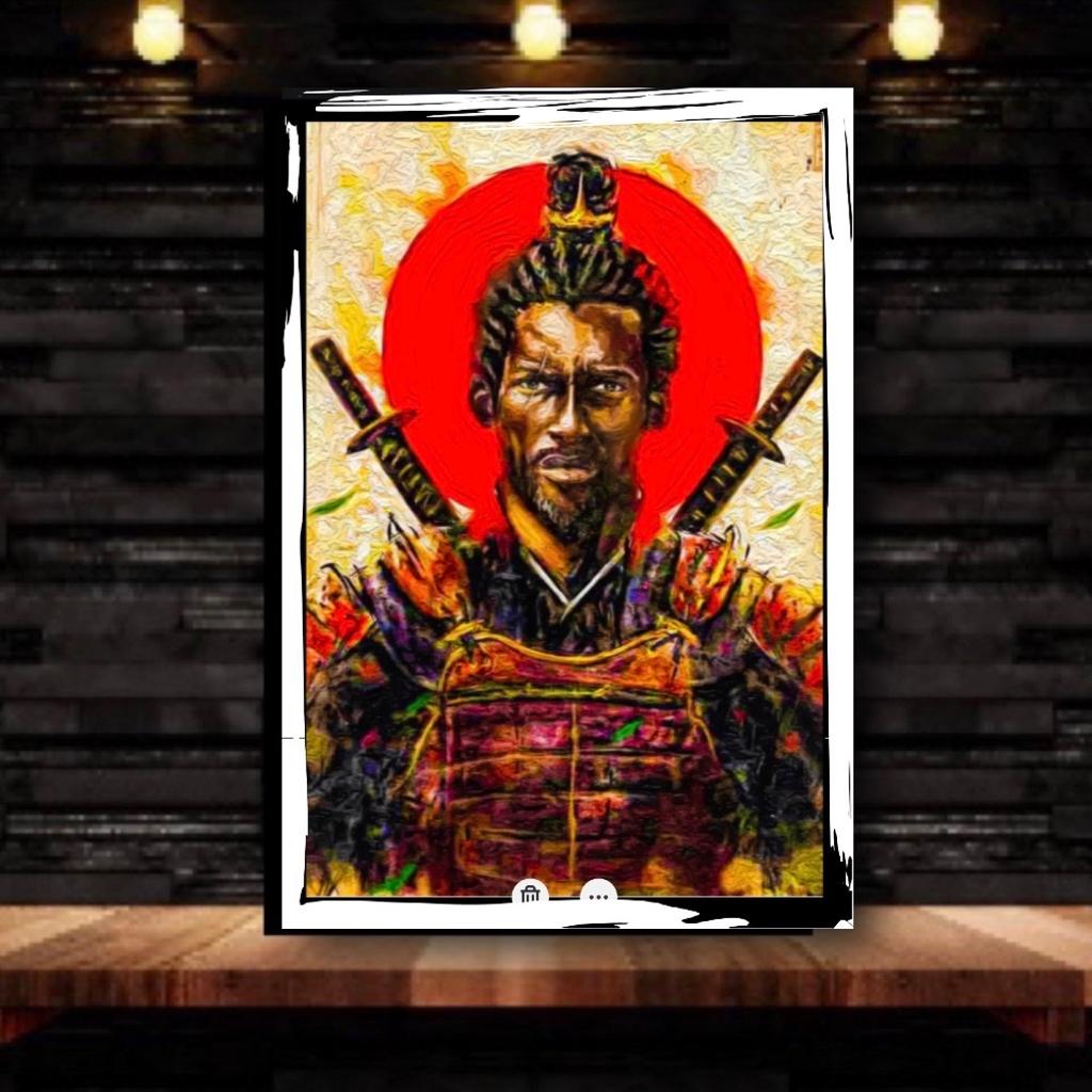 Yasuke first African Samurai canvas print in L8 Liverpool für £ 57,50 ...