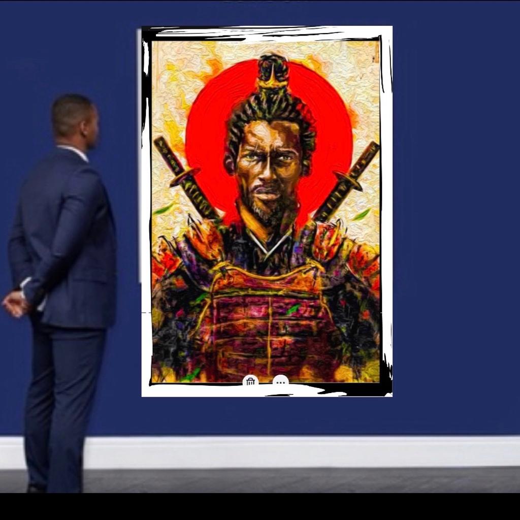 Yasuke first African Samurai canvas print in L8 Liverpool für £ 57,50 ...