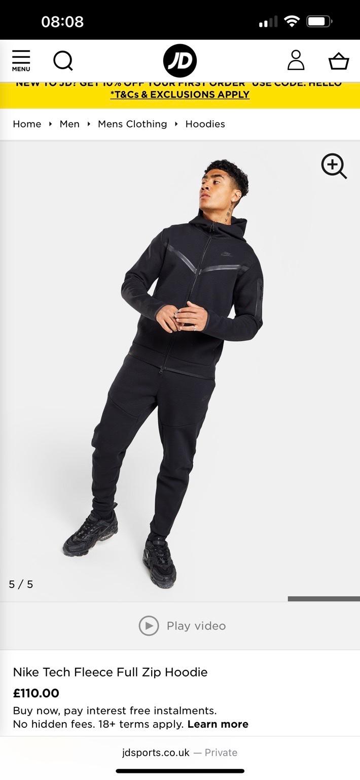Nike Tech Fleece Tracksuit - Black in CR0 Croydon für 140,00 £ zum ...