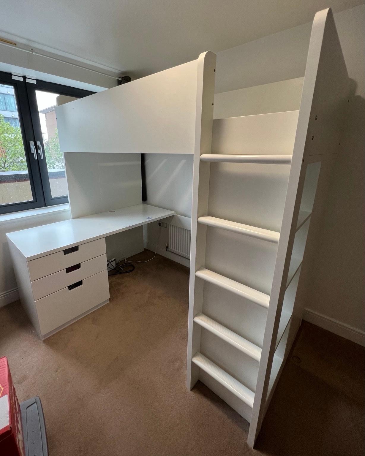 IKEA Stuva Loft Bed with desk & wardrobe in SE1 Southwark for £150.00 ...
