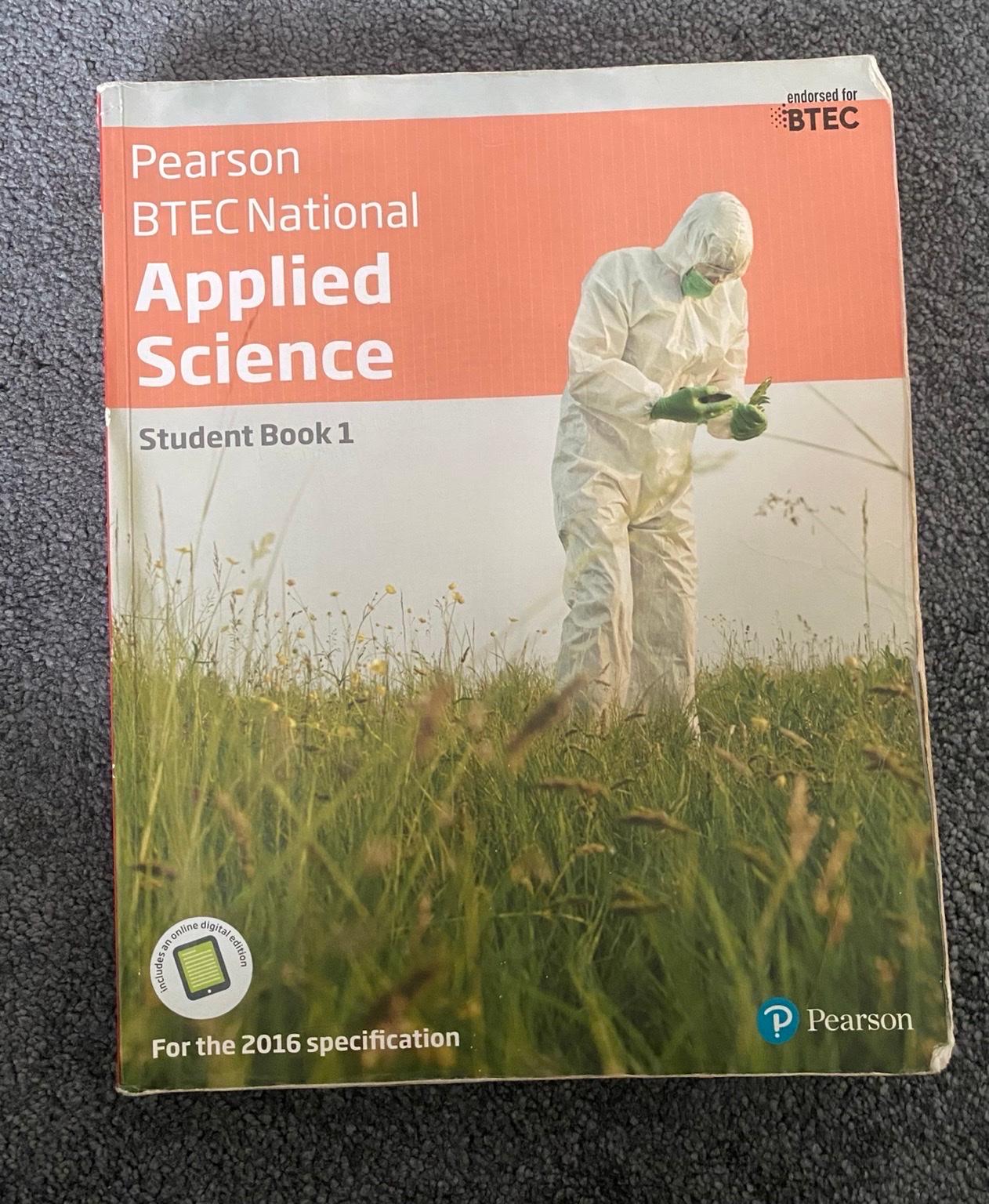 Btec Applied Science- Student book 1 in S1 Sheffield for £13.95 for sale | Shpock
