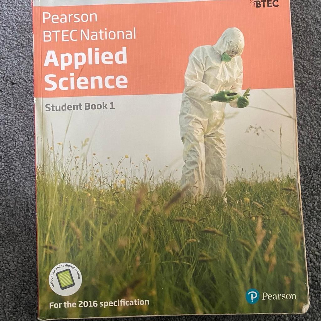 Btec Applied Science- Student book 1 in S1 Sheffield for £13.95 for sale | Shpock