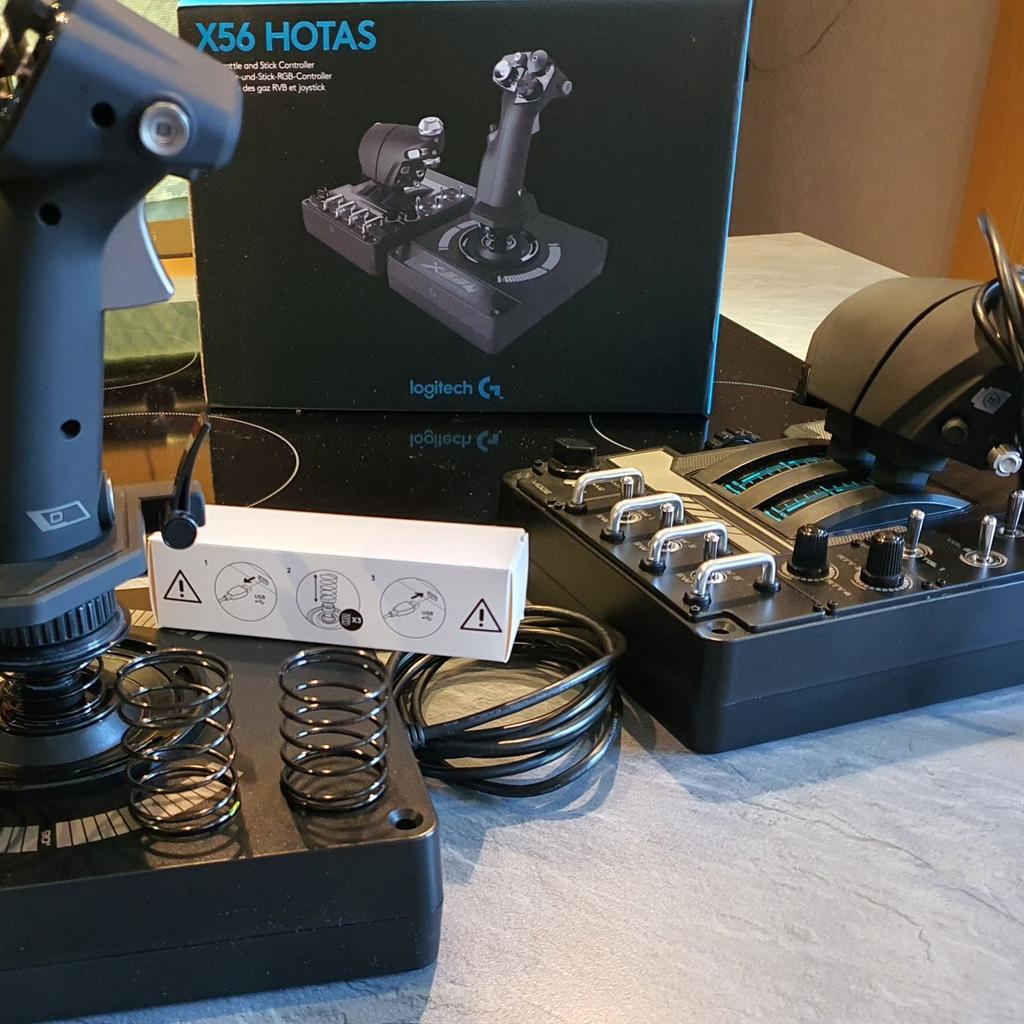 Logitech X56 HOTAS, Schubregler und Stick in 6416 Gemeinde Obsteig für ...