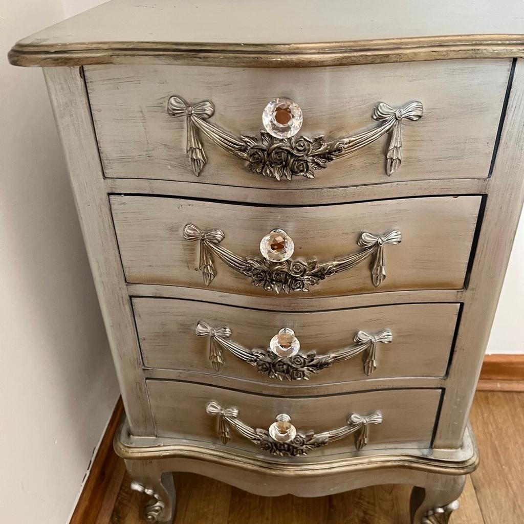 Dunelm silver tolouse bedside table in B90 Metropolitan Borough of ...
