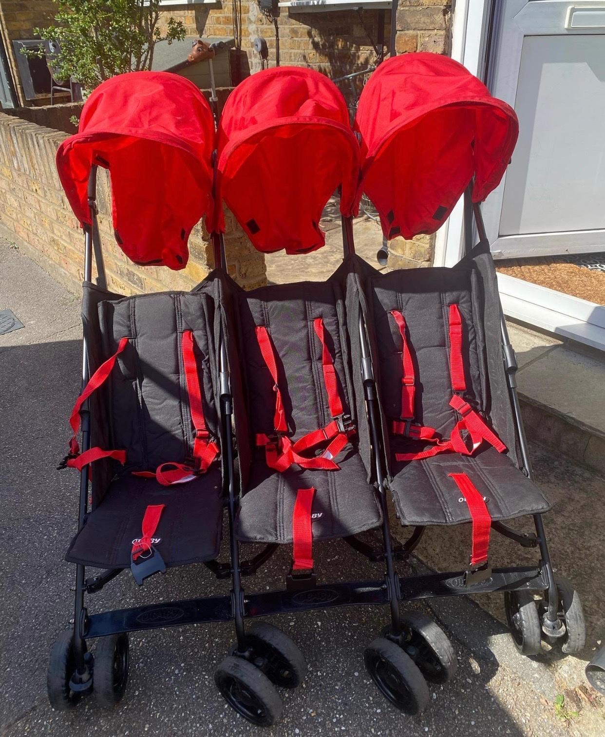 Triple buggy pushchair with raincover 3 seats in IG10 Forest für 175,00 ...