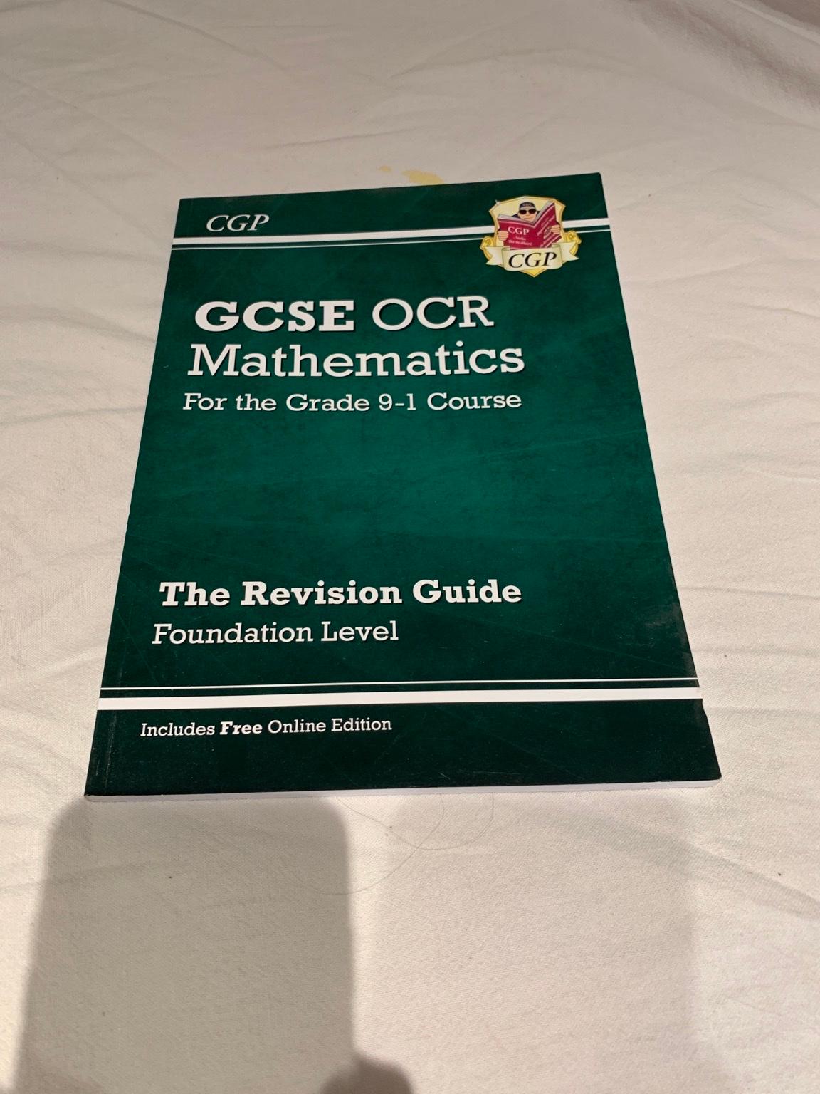 GCSE maths revision book in Waltham St. Lawrence for £5.00 for sale ...