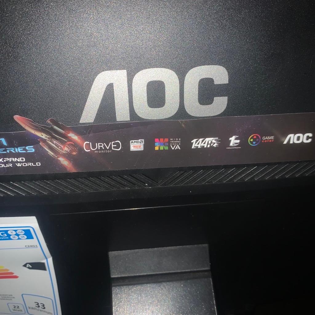 AOC 144hz Curved Gaming Monitor in 72160 Horb am Neckar für 140,00 ...