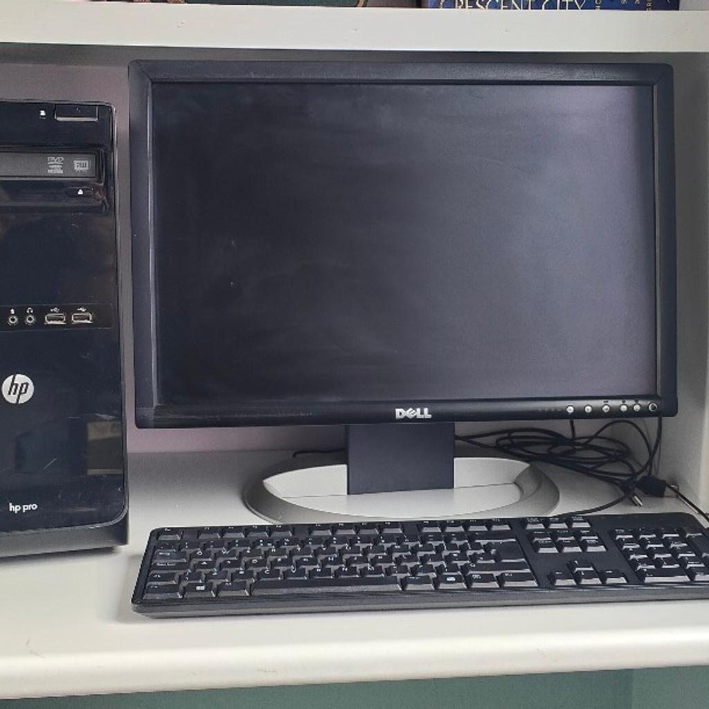 HP desktop pc and monitor bundle in WV5 Staffordshire for £80.00 for ...