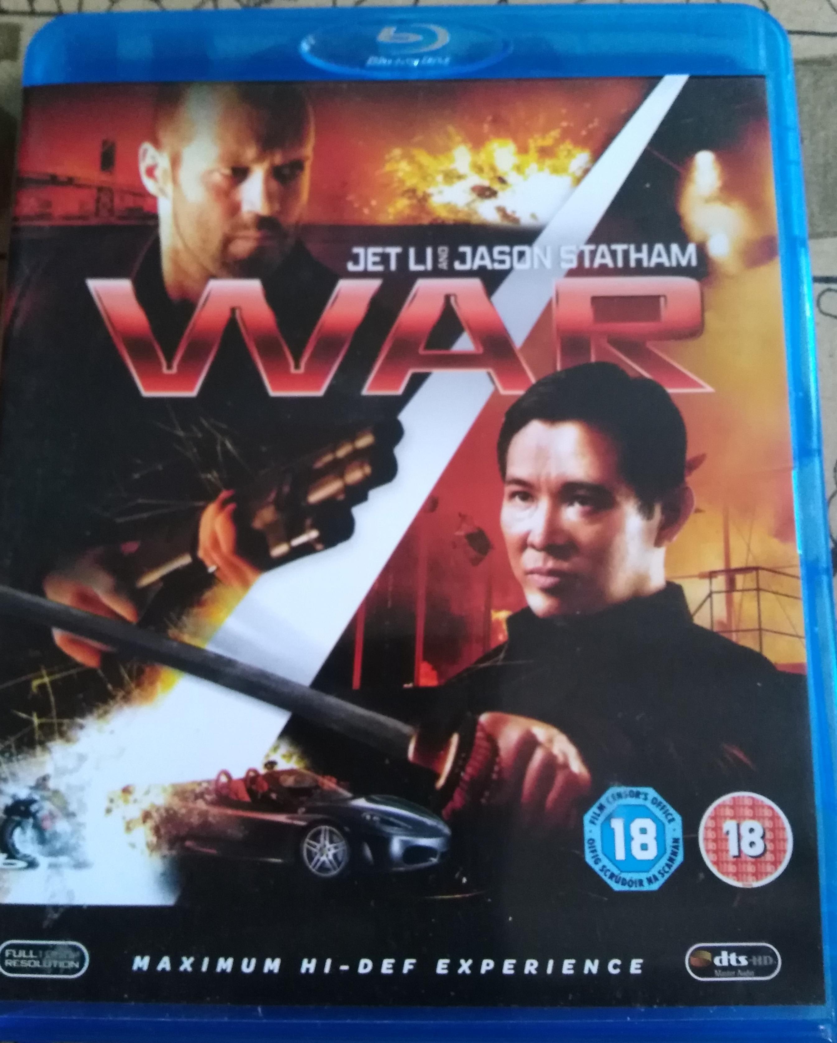 War, Jet Li and Jason Statham, 18 rating in WV10 Wolverhampton for £5.00 for sale | Shpock