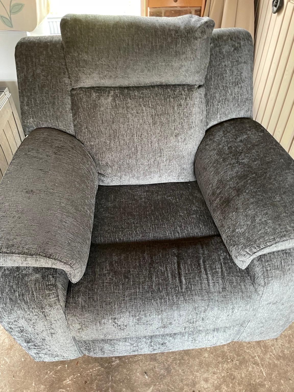 Dfs Barrett electric recliner chair grey in DY2 Metropolitan Borough of ...