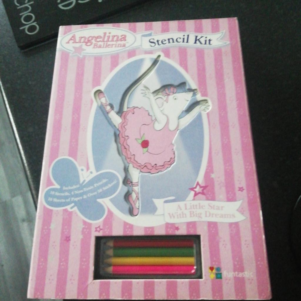 Angelina ballerina stencil kit in WS7 Lichfield for £0.50 for sale | Shpock