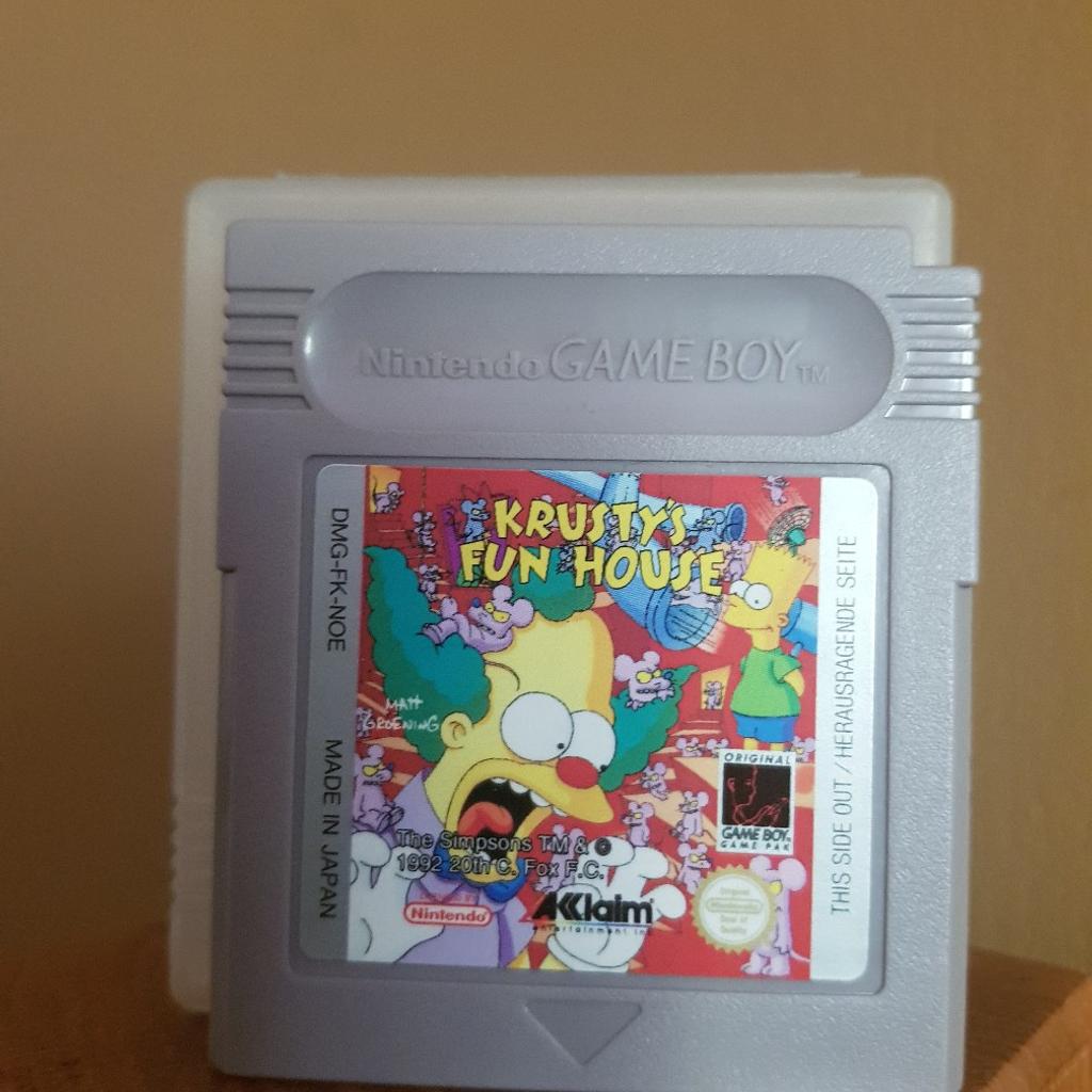 Krusty Fun House Simpsons Game boy game in B33 Birmingham for £6.00 for ...