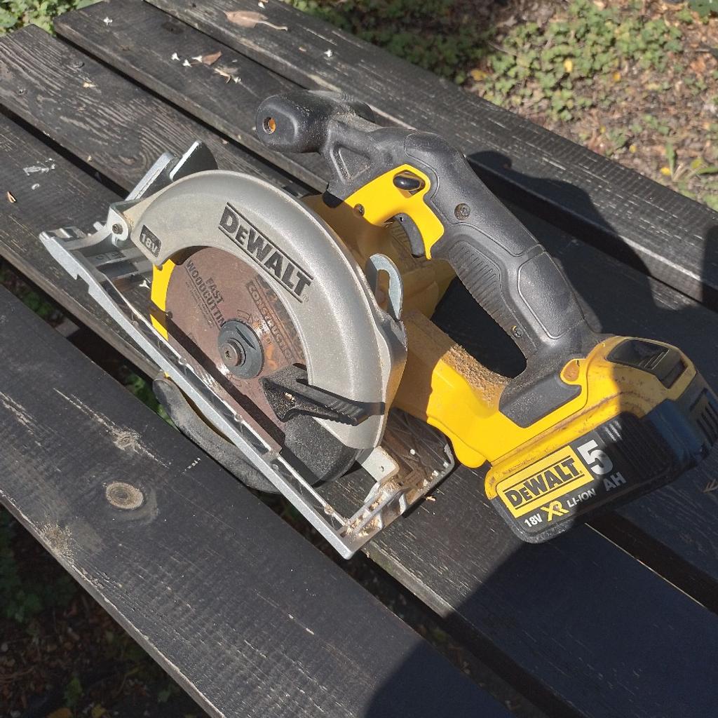 DeWalt Circular Saw 18v with Battery in WN5 Wigan for £70.00 for sale ...