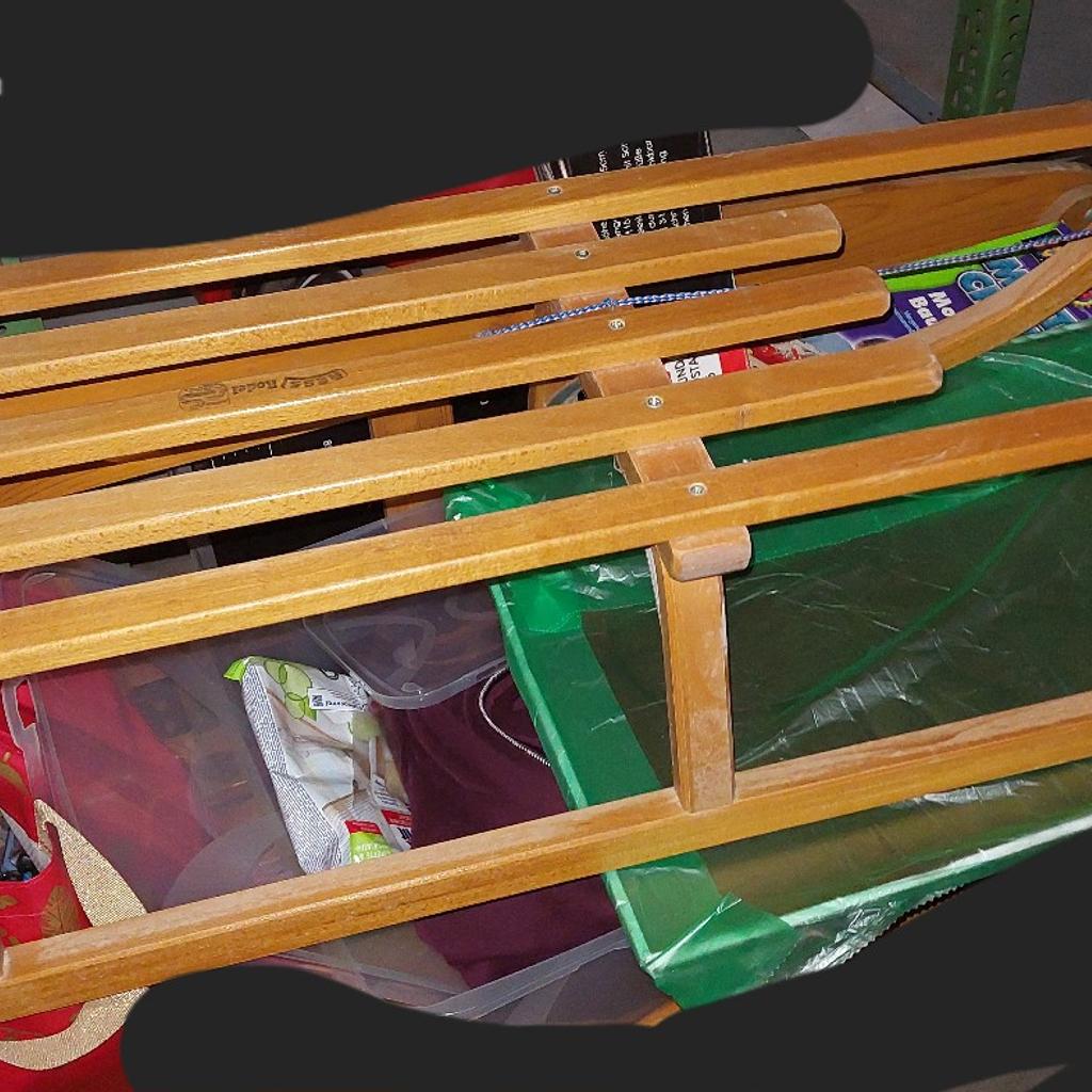 Schlitten Rodel Holzschlitten Holzrodel in 13407 Berlin für 15,00 € zum ...