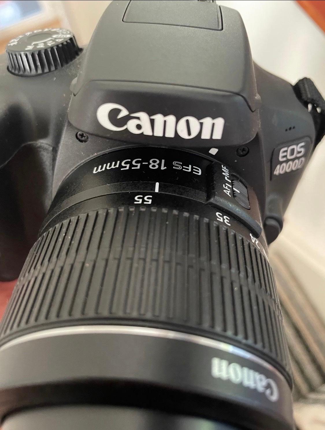 Canon eos 4000d camera plus two lenses in B98 Redditch for £225.00 for ...