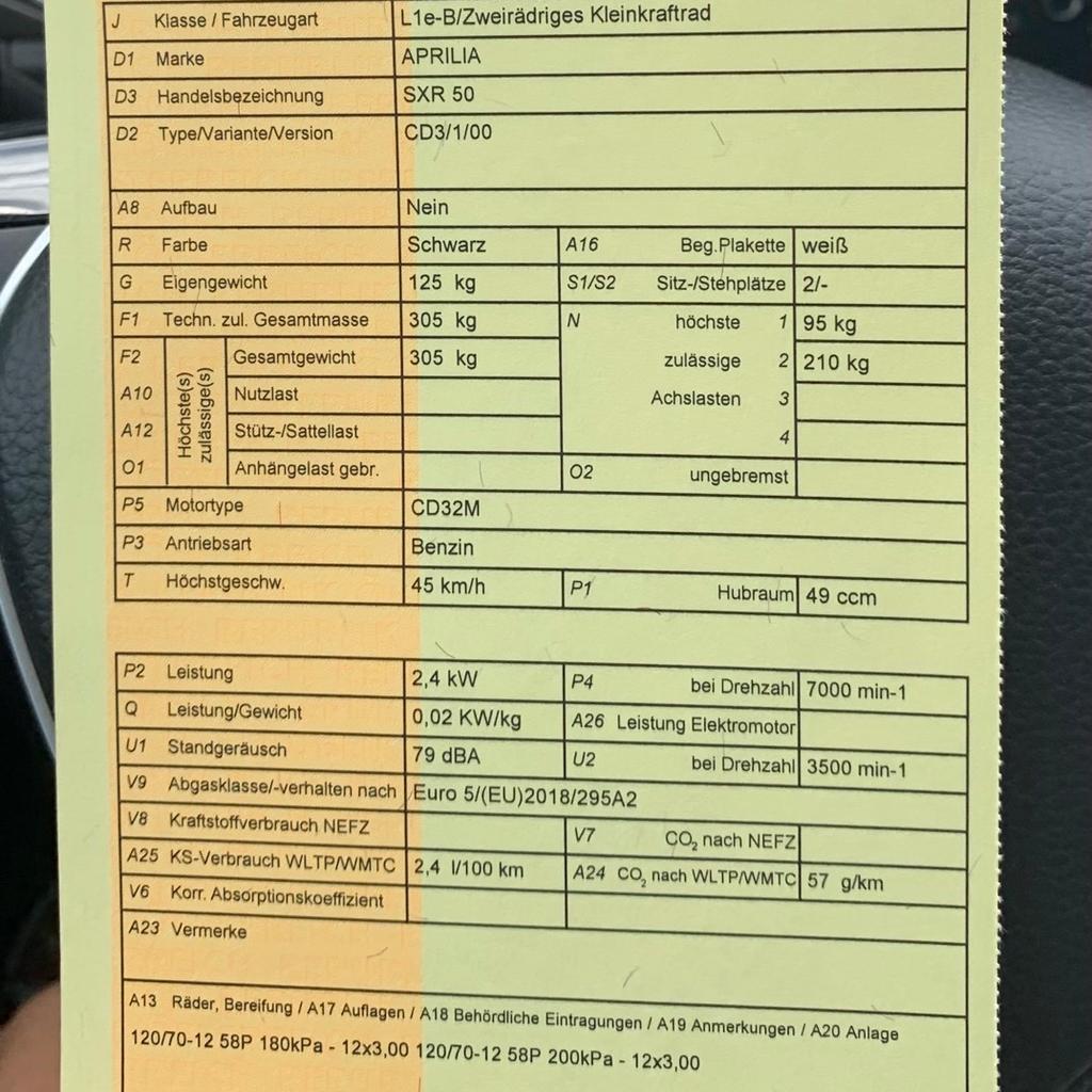 Mopet Aprilia in 6900 Stadt Bregenz für € 2.350,00 zum Verkauf | Shpock AT