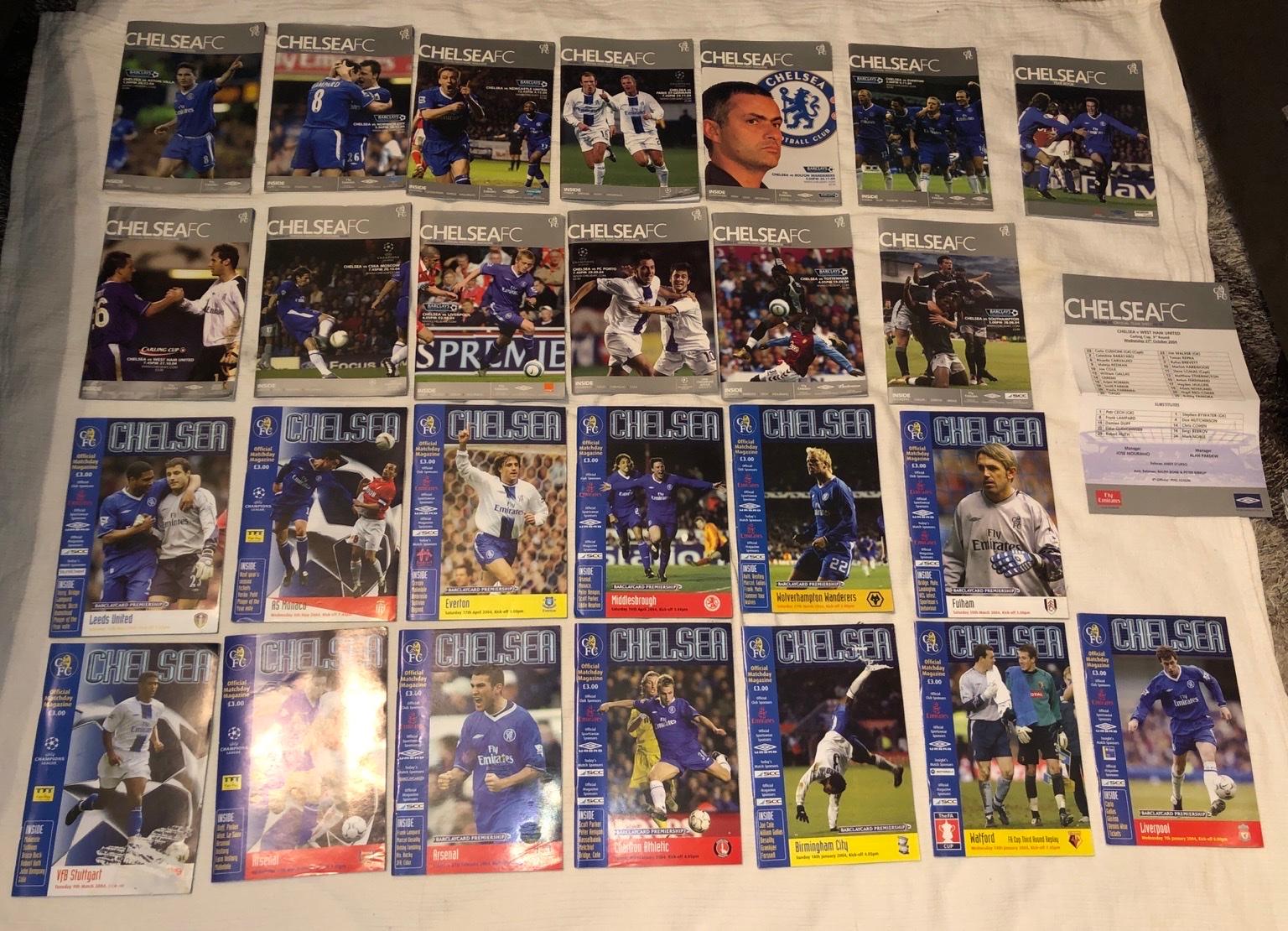 65 chelsea official match day magazines rare in SW6 London for £35.00 ...