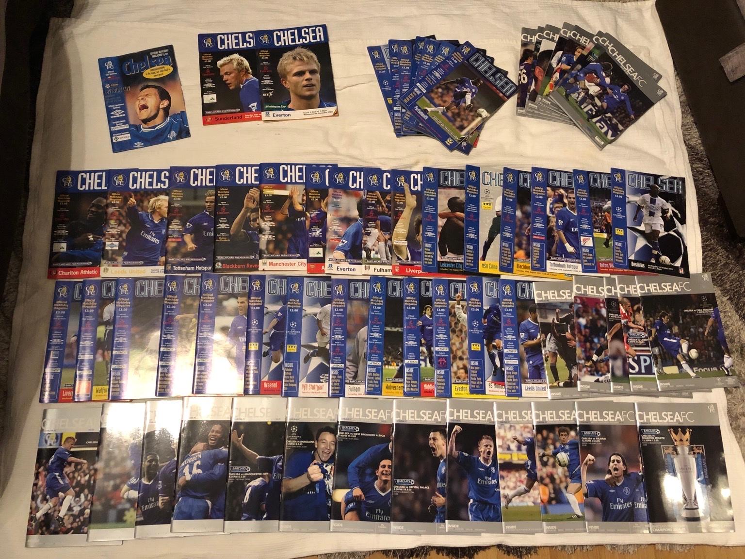 65 chelsea official match day magazines rare in SW6 London for £35.00 ...