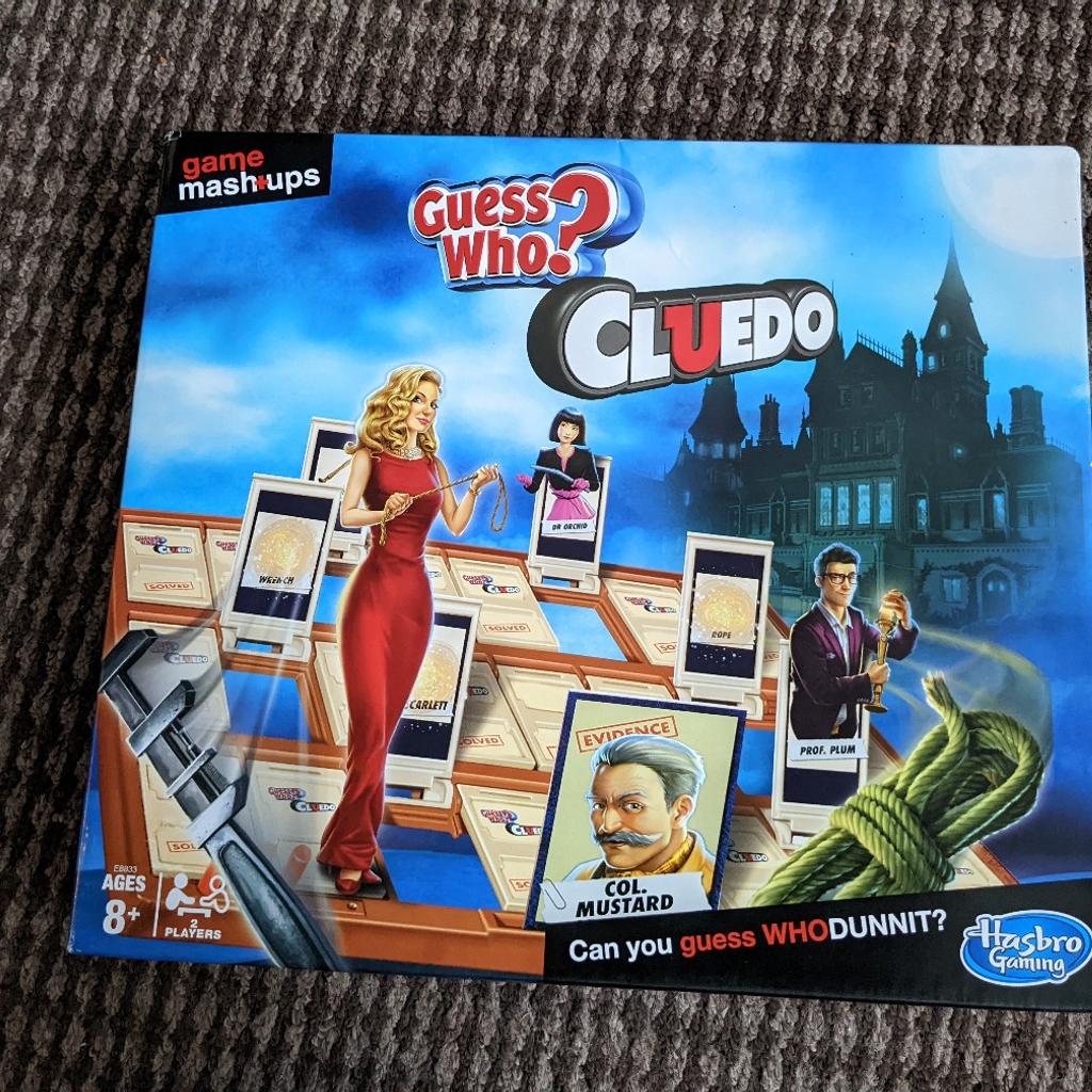 guess who?/cluedo mash ups game in Wigan for £5.00 for sale | Shpock