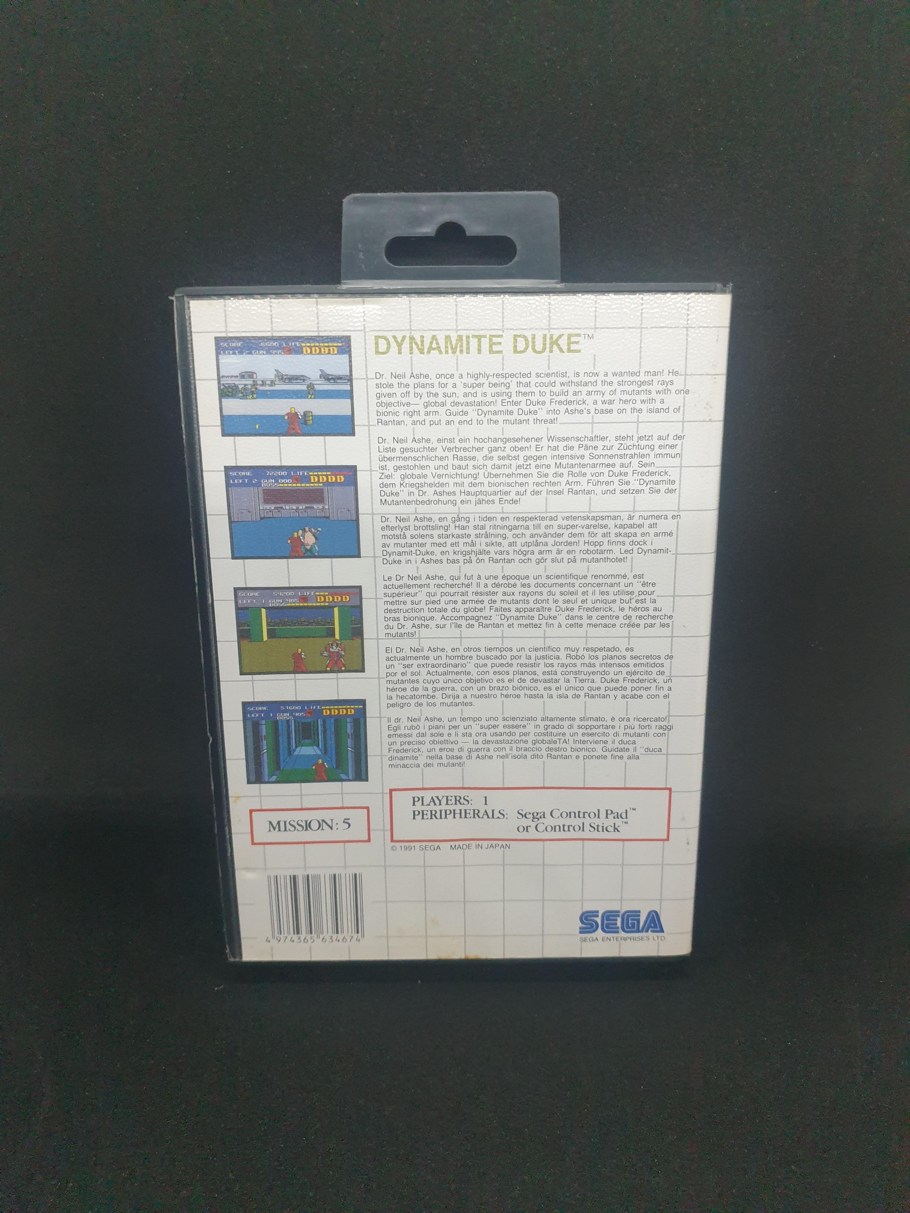 SEGA // DYNAMITE DUKE // MEGA DRIVE // OVP in 4690 Schwanenstadt für 19 ...