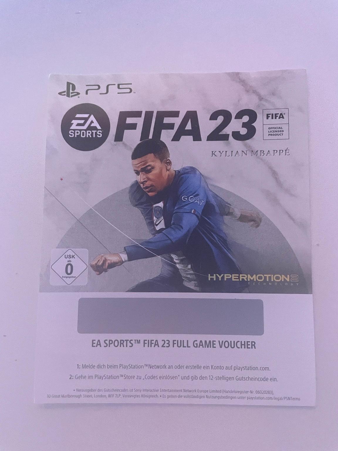 Fifa 23 Digital Code Ps5 in 31073 Delligsen für 30,00 € zum Verkauf ...