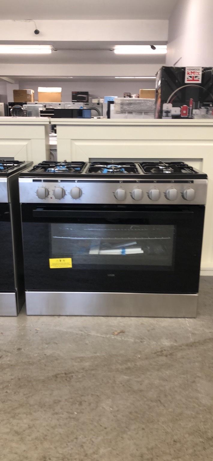 🌎GRADED LOGIK 90CM DUAL FUEL RANGE COOKER in Wv10 9ds Wolverhampton for ...