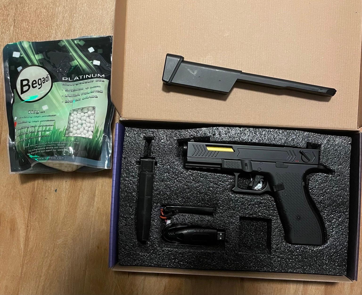 Airsoft Cyma CM.131 AEP inkl. 1kg 0,6mm BB's in 67065 Ludwigshafen am Rhein für 70,00 € zum ...