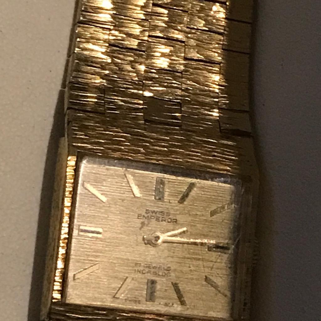 Vintage Swiss Emperor watch in BN41 Oak for £5.00 for sale | Shpock