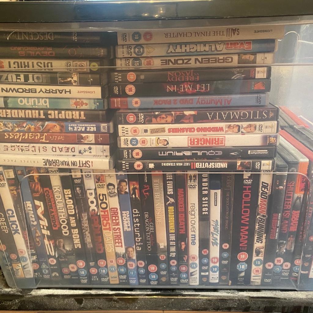 2x boxes of dvds around 200 dvds all together in London Borough of ...