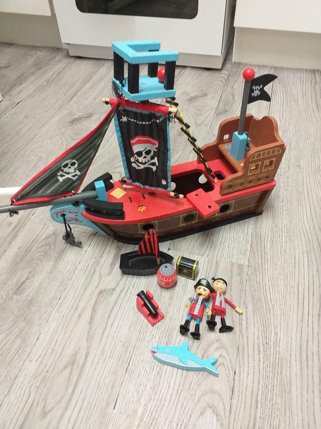 Wooden Pirate Ship Climbing Frame for sale in UK | 56 used Wooden ...
