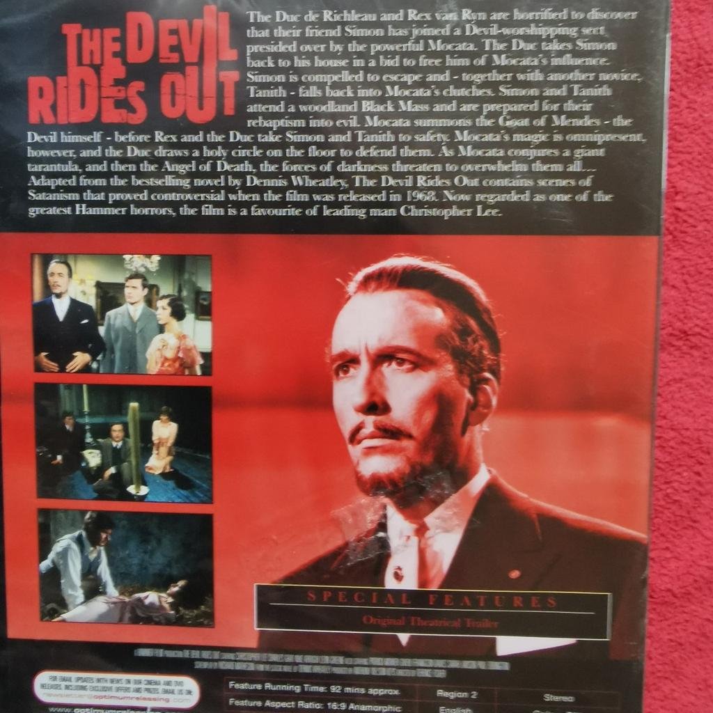 HAMMER HORROR - THE DEVIL RIDES OUT in WF3 Leeds für 4,00 £ zum Verkauf ...